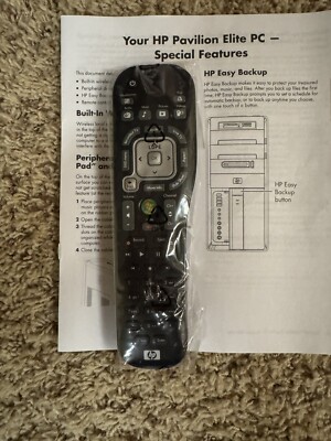 ORIGINAL HP MEDIA REMOTE CONTROL. New In Bag | eBay