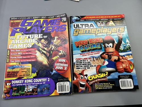 Vintage Ultra Game Players Magazines Lot Of 2, Dec. 1995 & Dec. 1998 | eBay