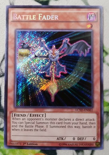 Battle Fader LC5D-EN061 Secret Rare 1st Edition Yugioh NM | eBay