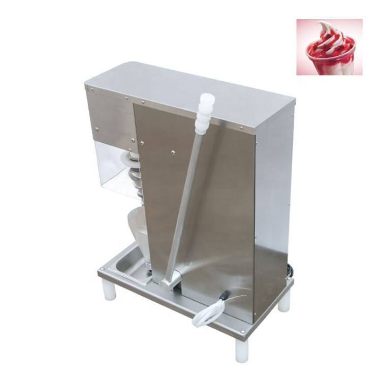 Stainless Steel Yogurt Swirl Drill Gelato Ice Cream Mixer Blending ...
