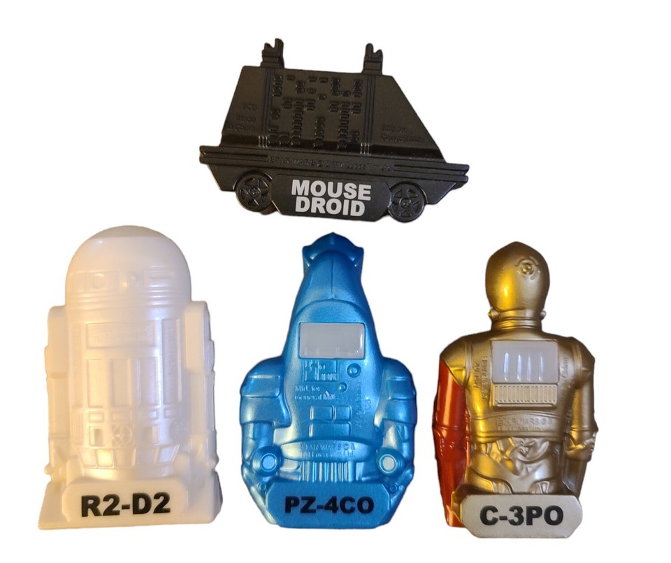 STAR WARS GENERAL MILLS TOYS LOT OF 4 THE FORCE AWAKENS DROID VIEWERS ...