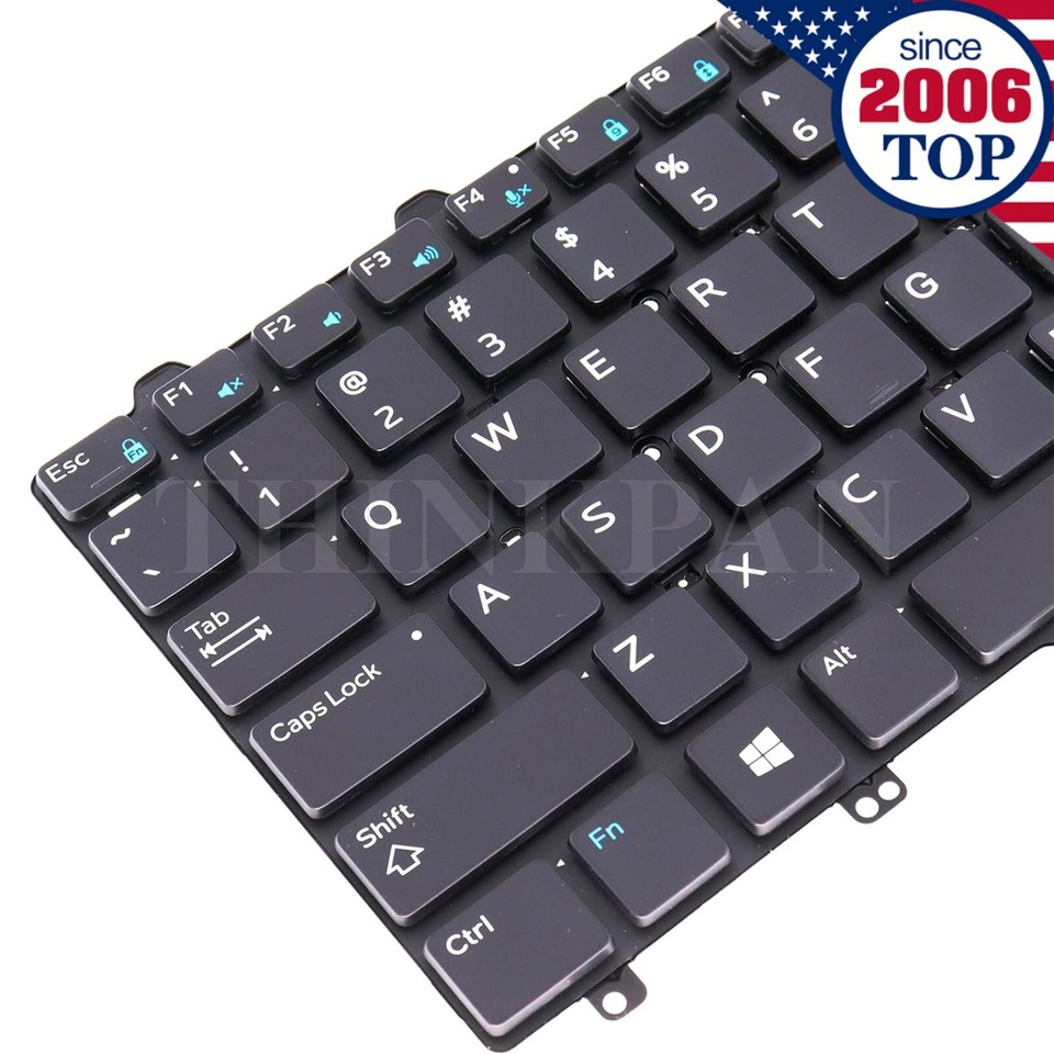US Laptop Backlit Keyboard for Dell Latitude E7250 E5250 E5270 5250 ...