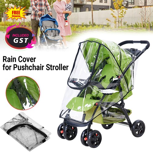 Universal Rain Cover Pushchair Stroller Baby Buggy Wind Shield Pram ...