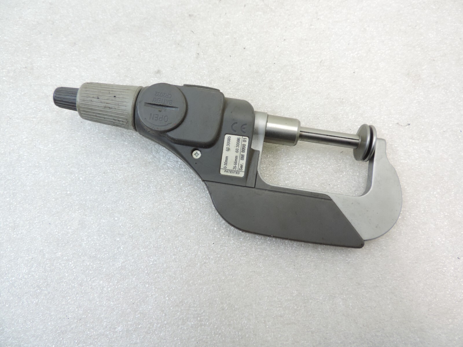 TESA Micromaster 0mm-30mm IP54 Micrometro Digitale 0cm-3cm Esterno 0-1. ...