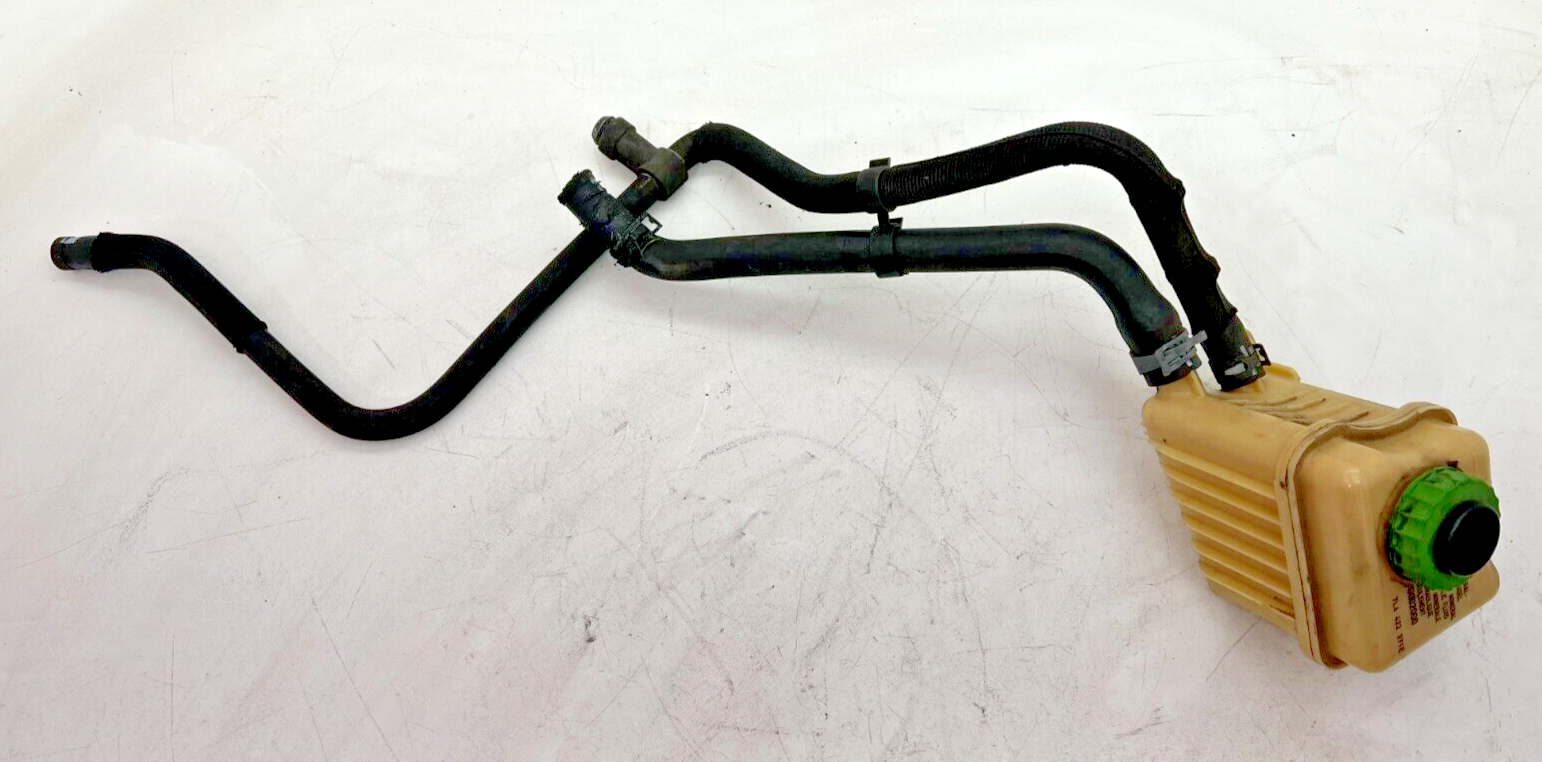 2007-15 Audi Q7 Power Steering Pump Reservoir Tank Bottle W/ Hose ...