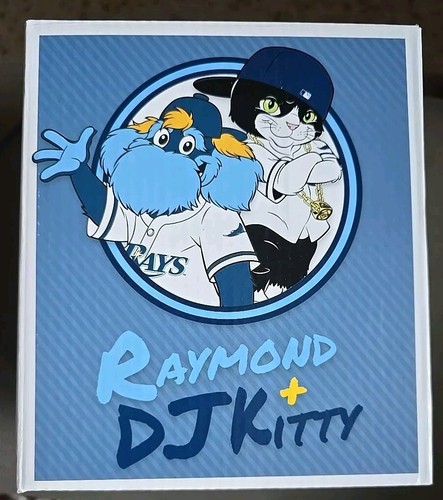 2016 Tampa Bay Rays DJ Kitty & Raymond Mascot Double Bobblehead SGA New ...