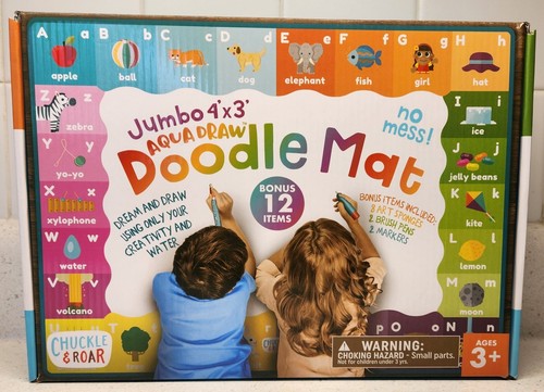 Chuckle & Roar AquaDraw Doodle Mat Jumbo 4x3 w/ Accessories | eBay