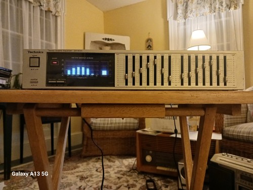 Technics SH-8044 Stereo Graphic Equalizer Analog Hi-Fi Silver Tested ...