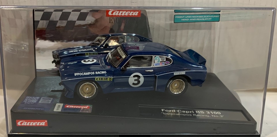 SLOT CAR CARRERA EVOLUTION 27834 FORD CAPRI RS 3100 #3 IPPOCAMPOS ...