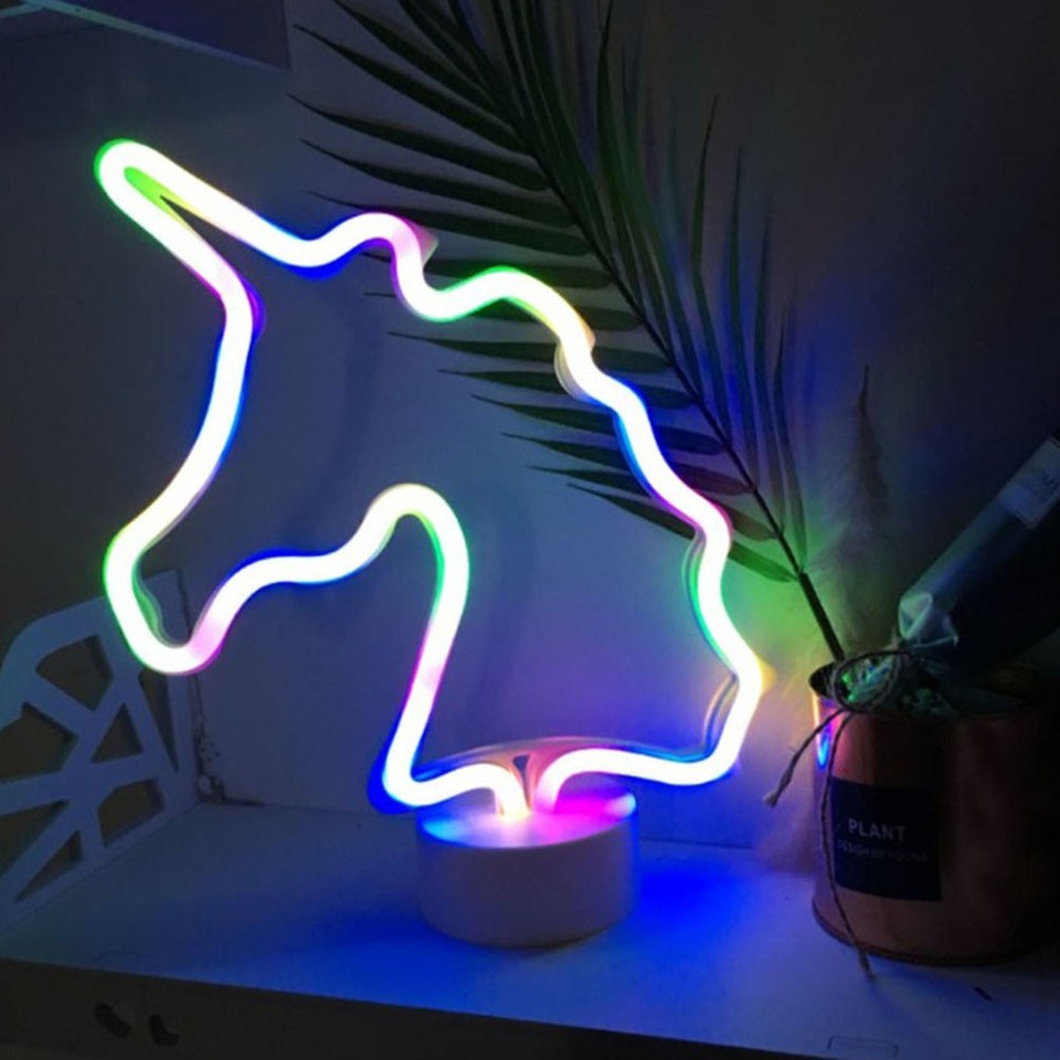 Girls Bedroom Accessories Sign Night Light Hanging Lamp Neon Lights ...