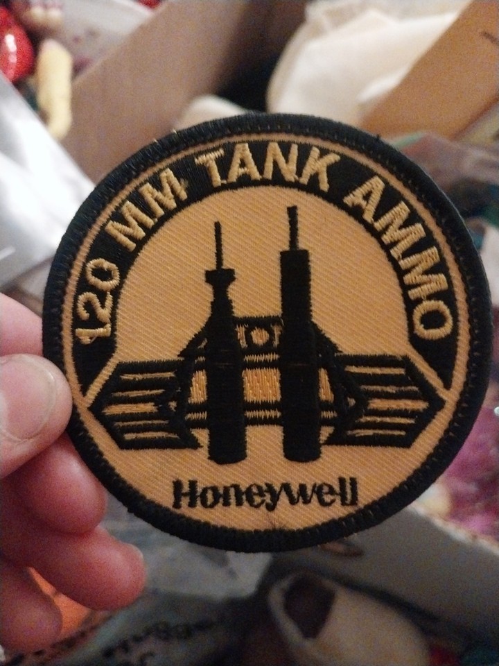 Honeywell Defense Contractor US Army 120 MM Tank Ammo Patch | eBay