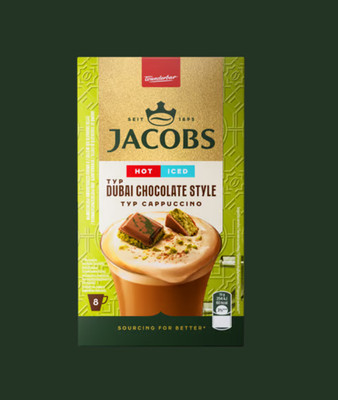 JACOBS DUBAI CHOCOLATE CAPPUCINO STYLE - 120G - 8 SACHET - INSTANT ...