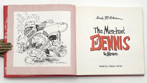 Mark Ketchum / Merchant of Dennis the Menace Signed w/ Drawing 1st ...