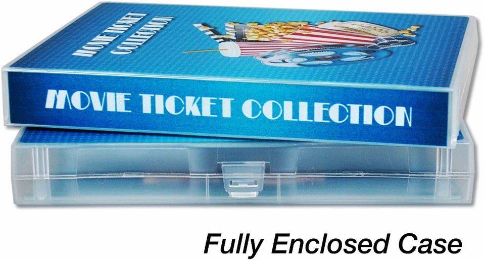 Movie Ticket Collection Album, 10 Ticket Pages Included, Holds Up To ...