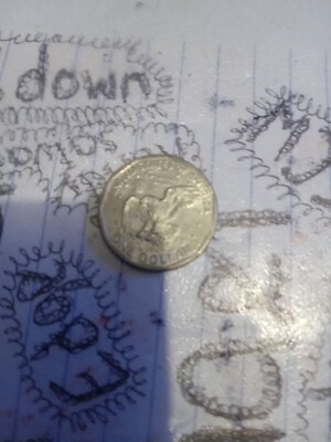 1980 D Susan B Anthony Liberty *One Dollar Coin* Circulated Rare Wide ...