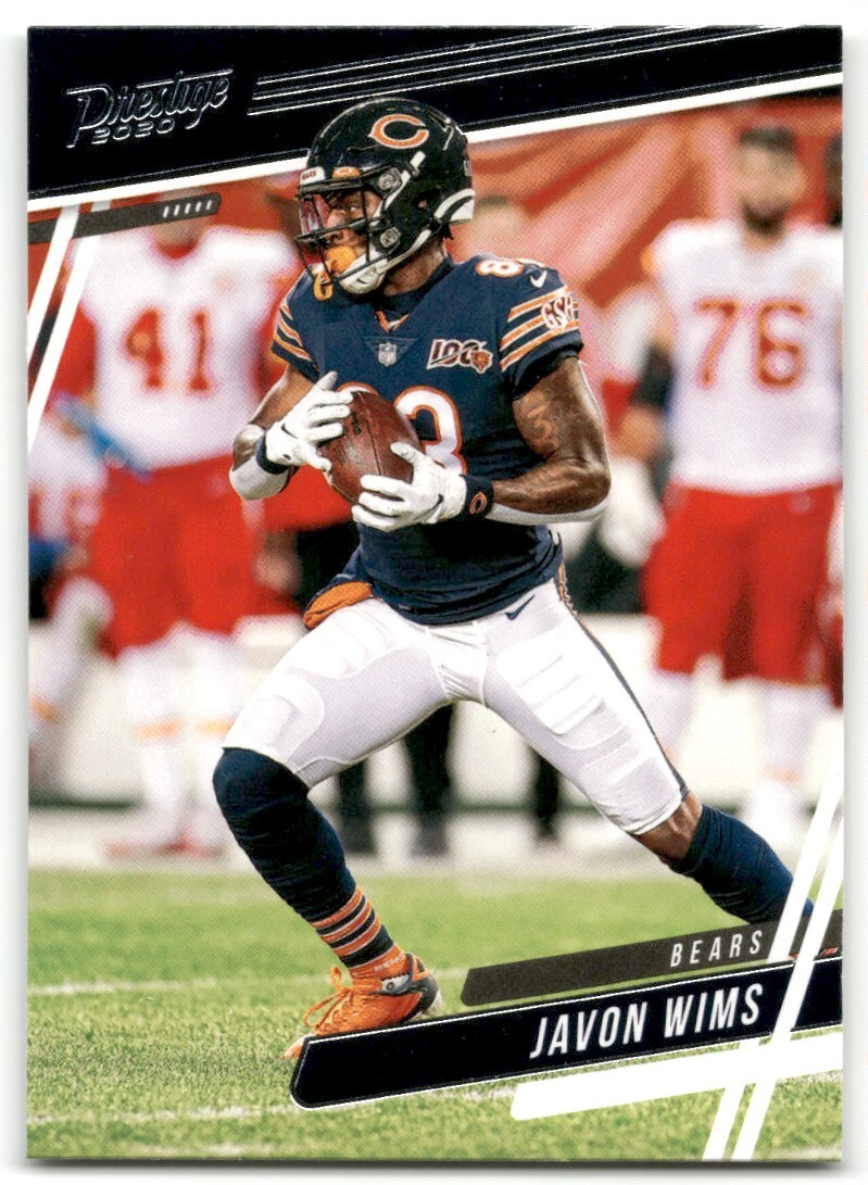 2020 Panini Prestige Football Card Javon Wims #9 Chicago Bears | eBay