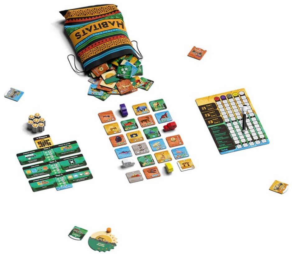 HABITATS Board Game .. Build a nature preserve where animals thrive! | eBay
