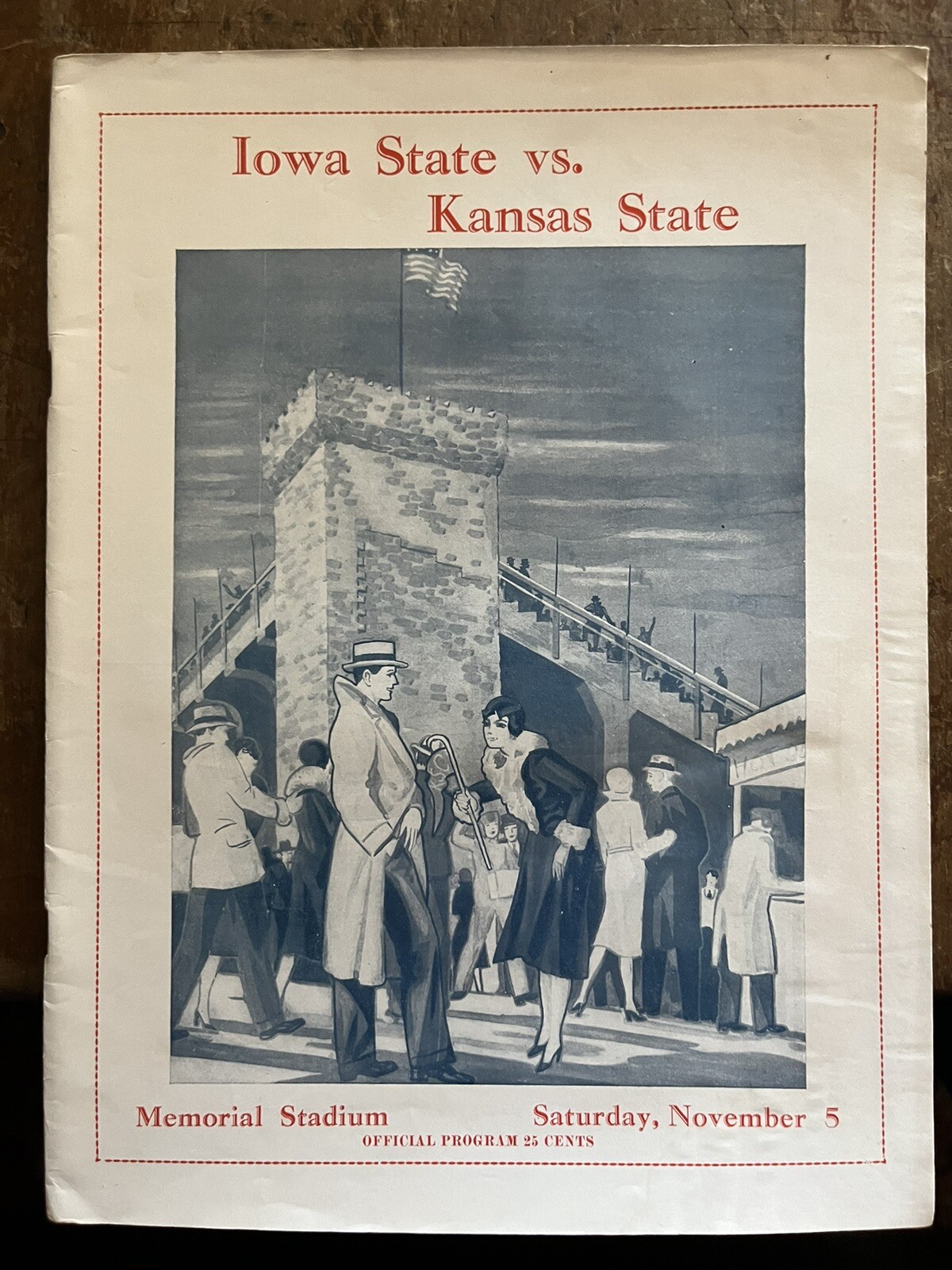 1932 Iowa State vs Kansas State football program/Richard Grefe/Henry ...