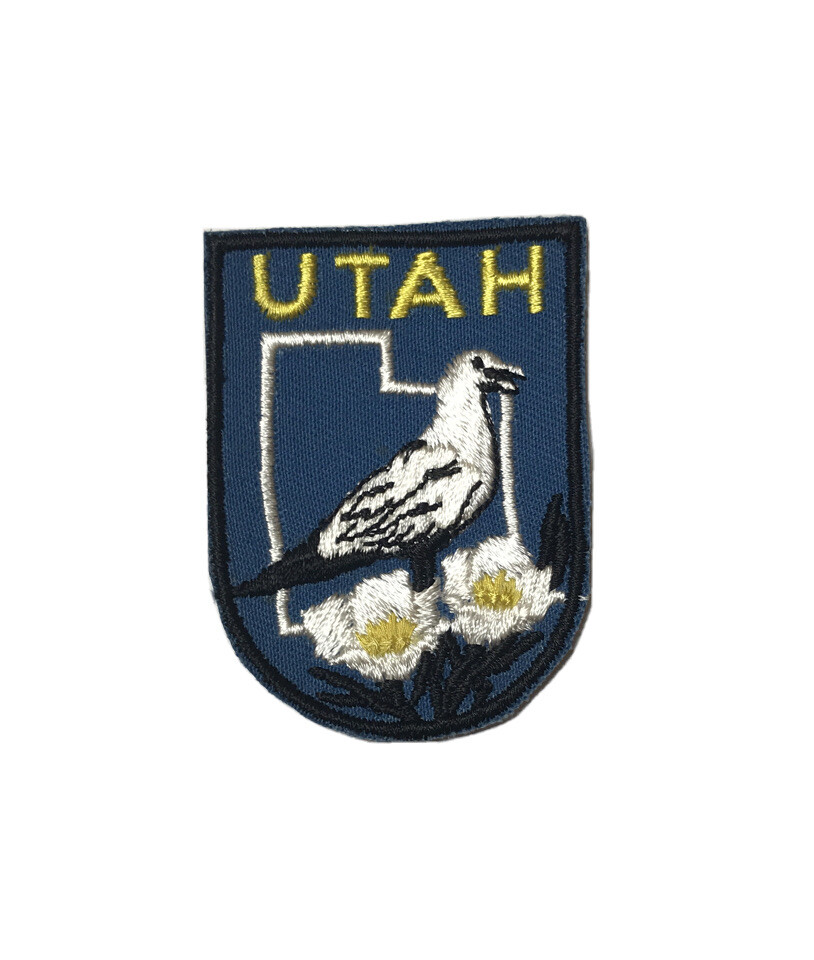 Vintage Patch, Utah State Bird And Flower, 2 X 3 Inches | eBay