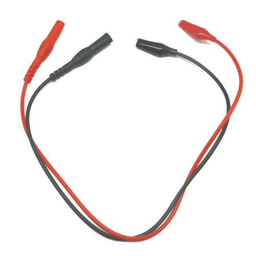 Two insulated Alligator Clip lead sets 4 FLUKE EXTECH multimeter44cm ...