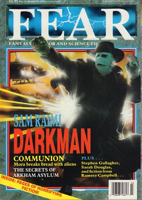 Fear March 1990 Sam Raimi Stephen Gallagher Sarah Douglas 012918DBE | eBay