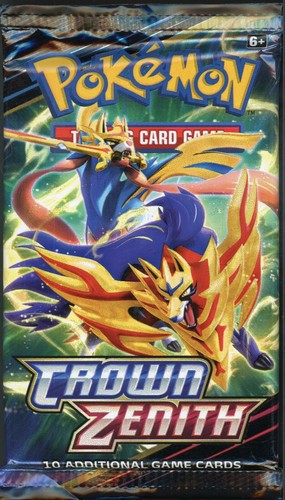 Pokemon Crown Zenith Booster Pack - 10 Cards / Pack - NEW / SEALED | eBay