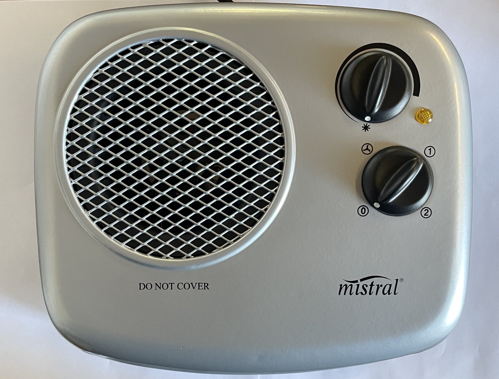 Mistral Metal 1000/2000W Fan Heater low profile silver | eBay Australia
