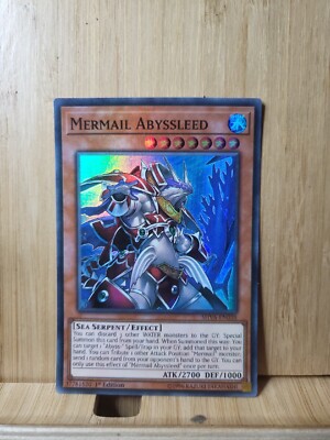 Yu-Gi-Oh! 🏆Mermail Abyssleed - 1st Edition🏆SUPER RARE Card | eBay Australia