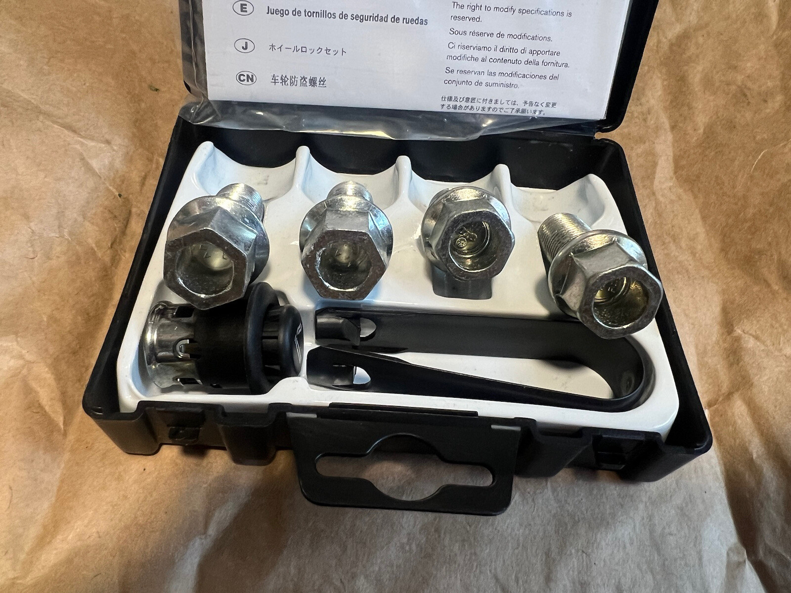 Audi OEM Wheel Rim Tire Spare Lug Nut Kit Genuine Oem New | eBay