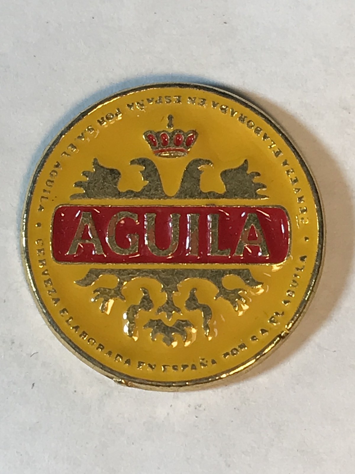 PIN AGUILA YELLOW CERVEZA ELABORADA EN ESPAÑA POR S.A… - Gem