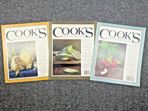 Lot of 3 Cook's Illustrated Magazine 2006 - 2015, Gourmet Cooking | eBay