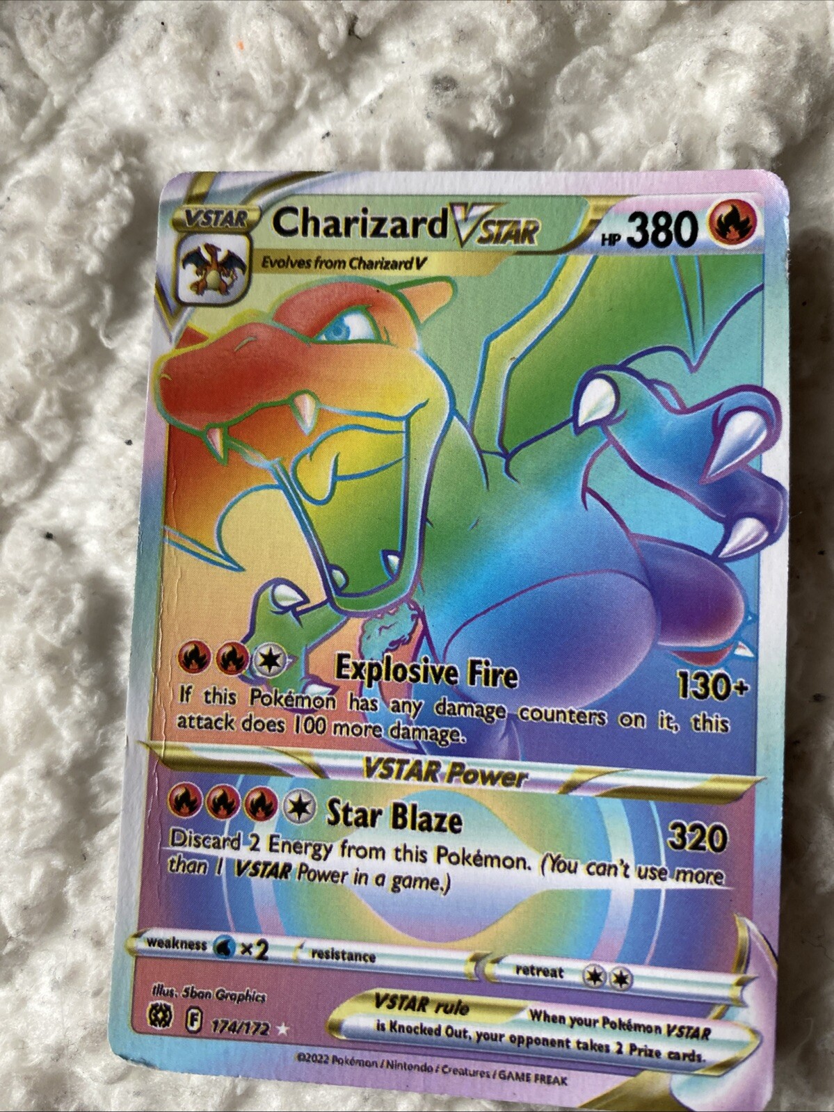 Charizard Vstar Rainbow 2022 380 Hp | eBay