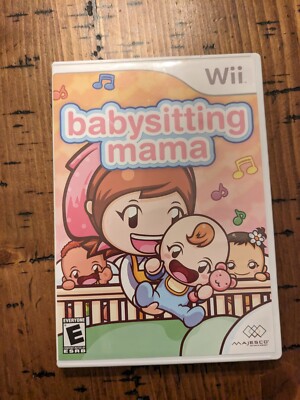 Babysitting Mama (Nintendo Wii, 2010) Disc, Manual, And Cover art ...