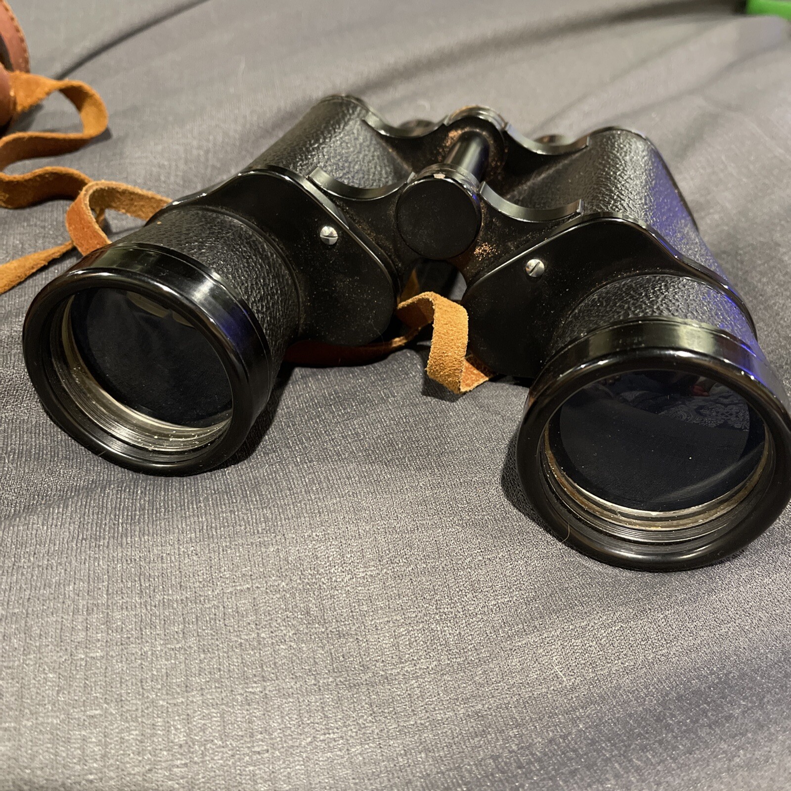 Mercury Coated Lens Binoculars Field 71 7X50 No. 3171 W/ Leather Case ...