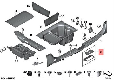 Genuine BMW Lock Panel E91 316d 316i 318d 318i 320d ed 320i 51479142417 ...