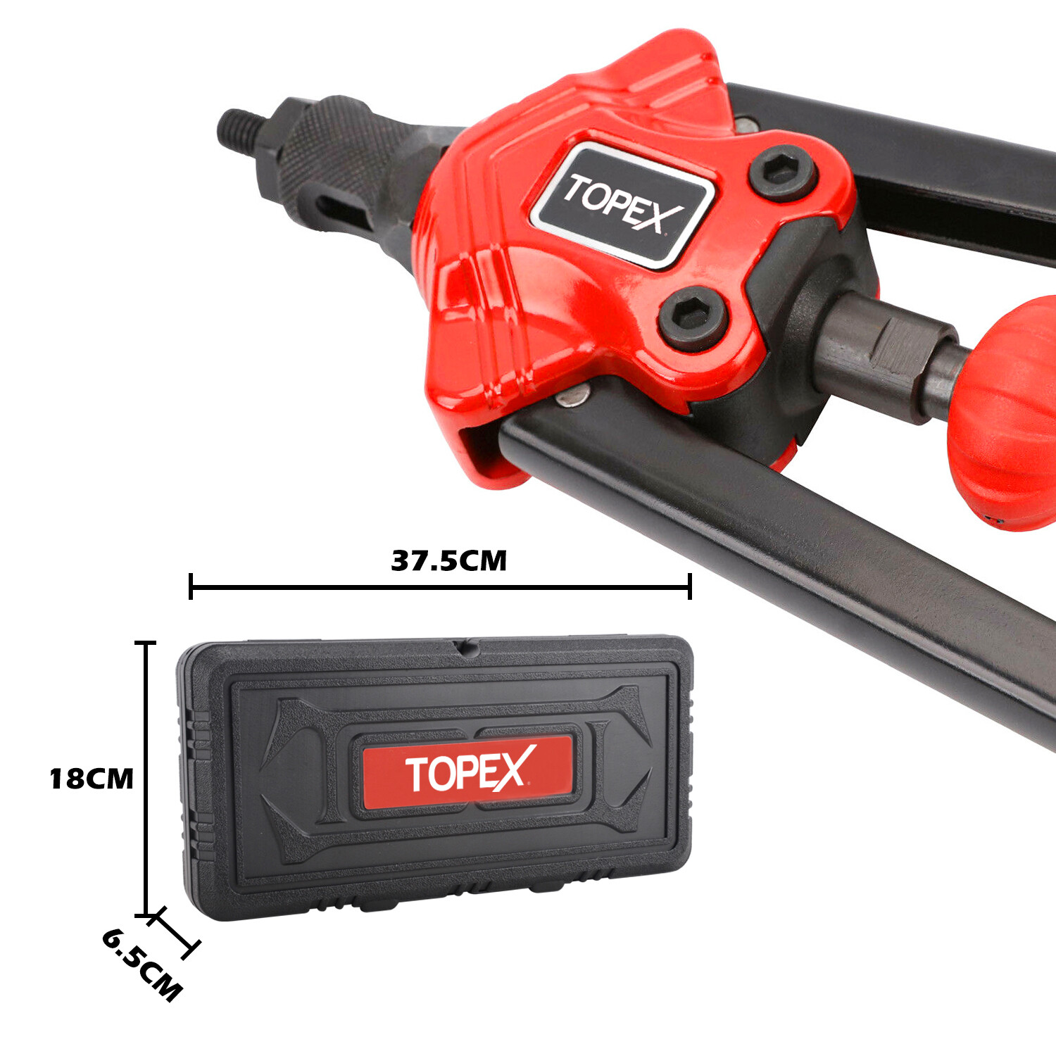 160PCS Heavy Duty Nut Rivet Riveter Rivnut Nutsert Gun Riveting Kit ...