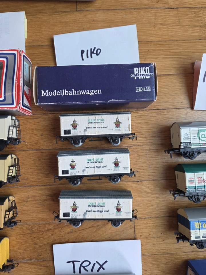 HO Scale PIKO, LIMA, ROCO, FLEISCHMANN, TRIX Freight Car Lot | eBay