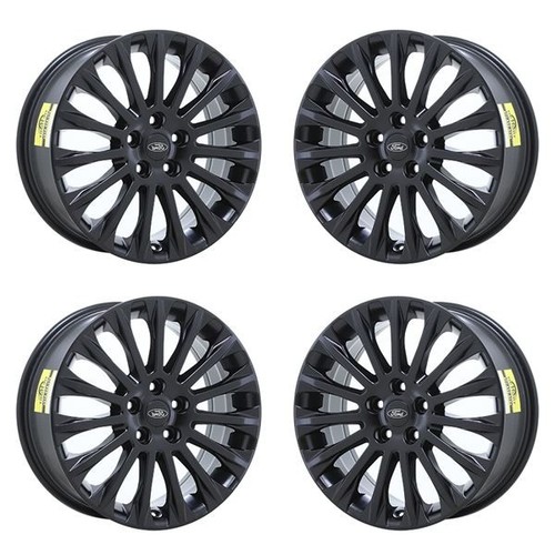 17" FORD FOCUS SATIN BLACK WHEELS RIMS FACTORY OEM 3885 2012-2016 SET ...