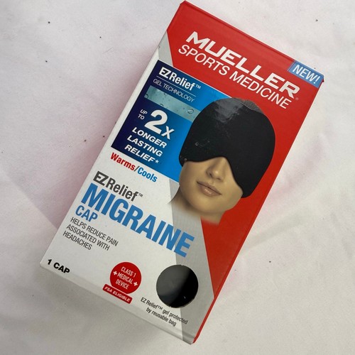 Mueller EZ Relief Migraine Cap Gel Technology Warms Cools Pain Relief ...