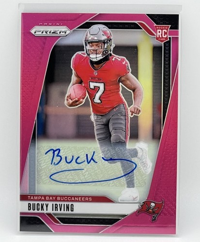 2024 Panini Prizm Bucky Irving Pink Prizm Rookie Auto Autograph RC #316 ...