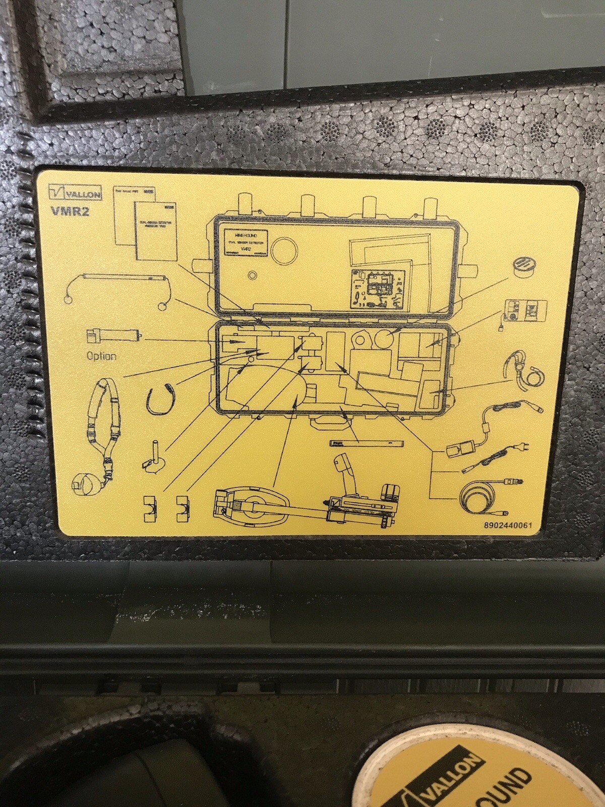 Vallon VMR2 Minehound Metal Detector and Ground Penetrating Radar Mine ...