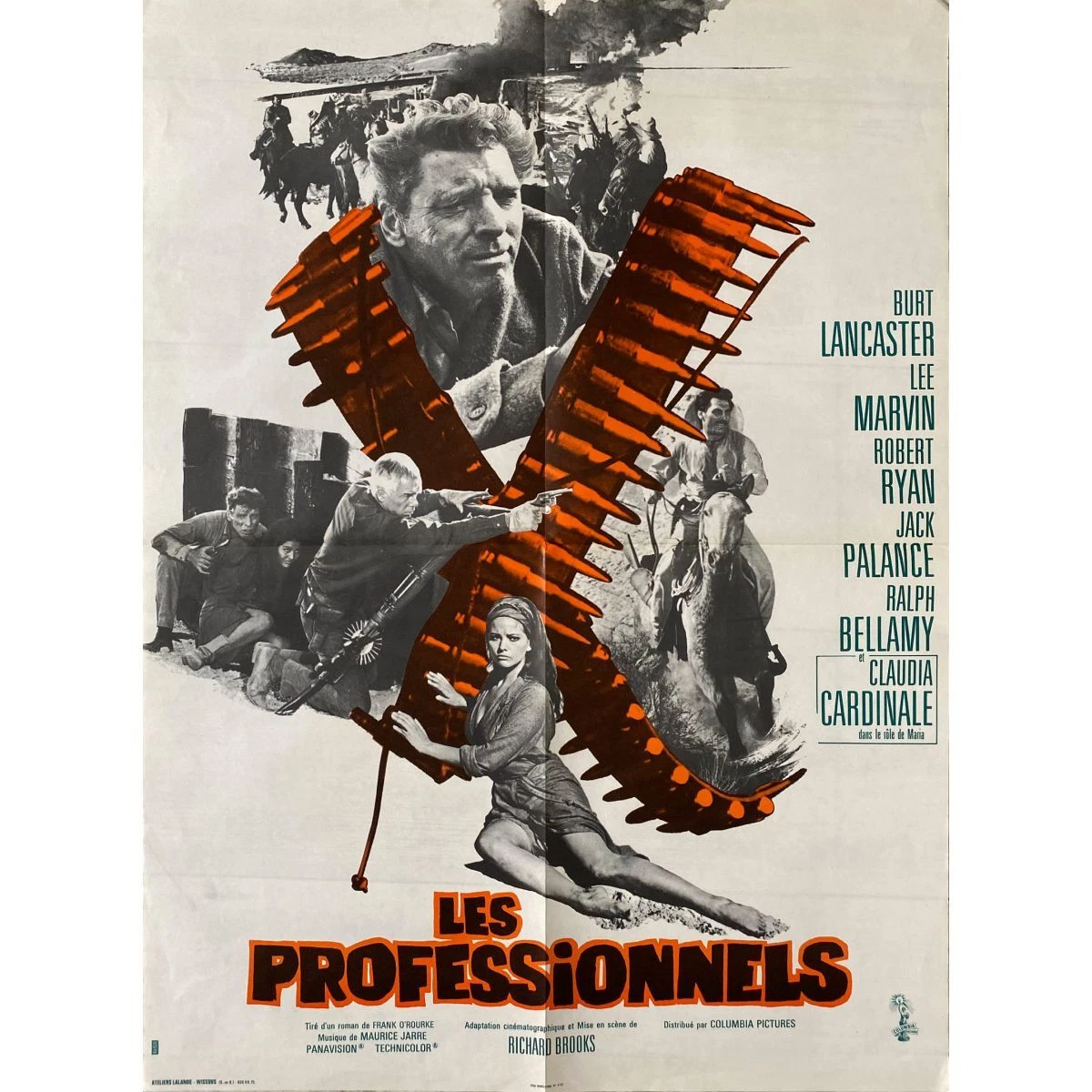 The Professionals 1966 Poster