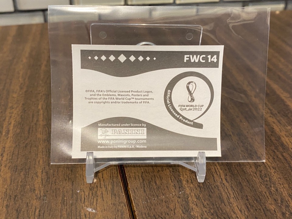 2022 Panini FIFA World Cup Quatar Al Bayt Stadium Sticker FWC 14 SOCCER ...