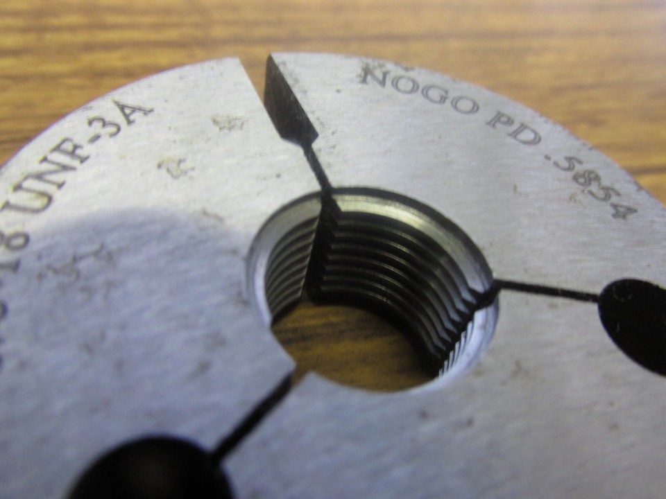No Go Thread Ring Gage 5/8"-18 NF-3 | eBay
