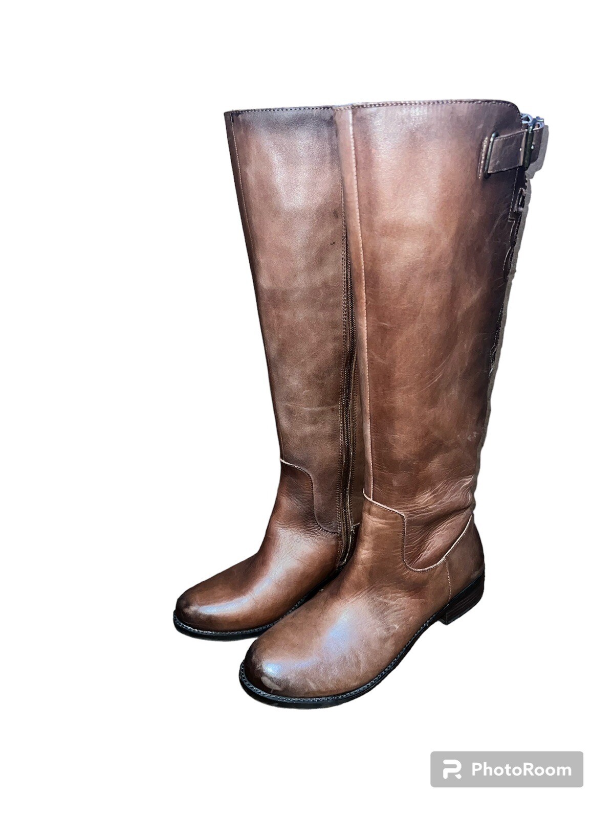 Gianni Bini Knee High Riding Boot Embroidered Brown Women's 7M | eBay