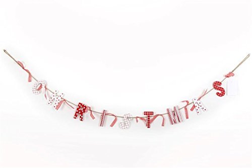 CHRISTMAS/Xmas/Festive ~ Garland/Banner ~ Wood/String ~ CHRISTMAS | eBay