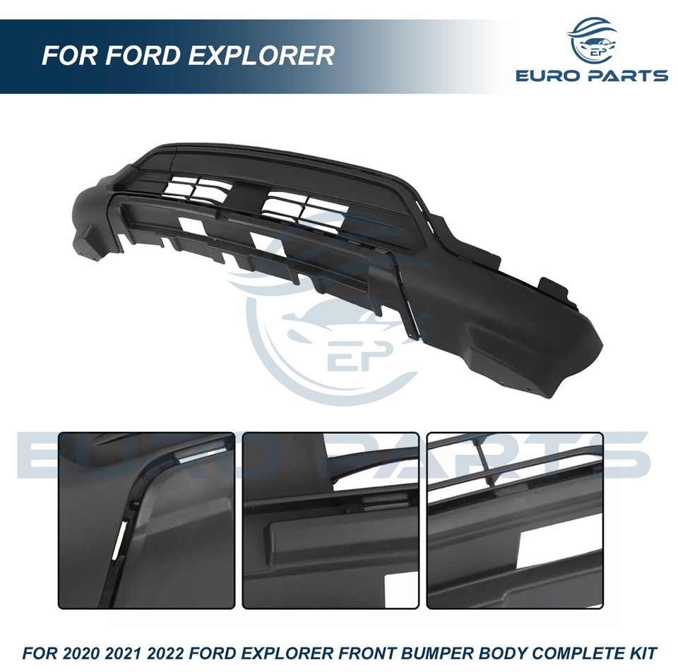 For 2020 2021 2022 Ford Explorer Front Bumper Body Complete Kit w/ Fog ...