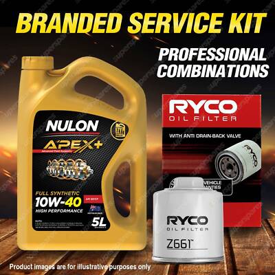 Ryco Oil Filter 5L APX10W40 Engine Oil Service Kit for Volkswagen Polo ...