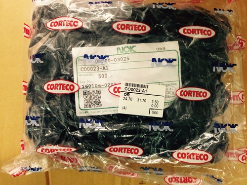 20 pcs NOK CORTECO FREUDENBERG SIMMERING NITRILE Rubber NBR O-Rings 24. ...