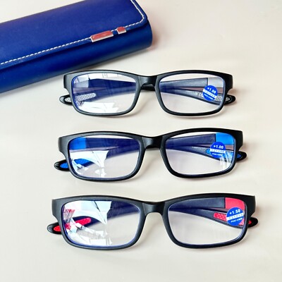 3 Pack Reader SPORTS Silicone Womens Temple Mens READING GLASSES S1 ...